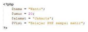 Pengertian dan Cara Penulisan Variabel PHP - Serba Komputer